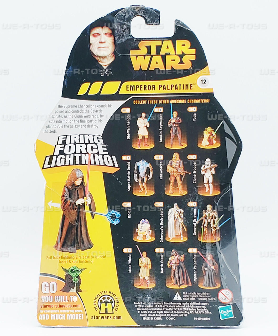 Star Wars Episode III: ROTS Emperor Palpatine Action Figure No. BF12 ...