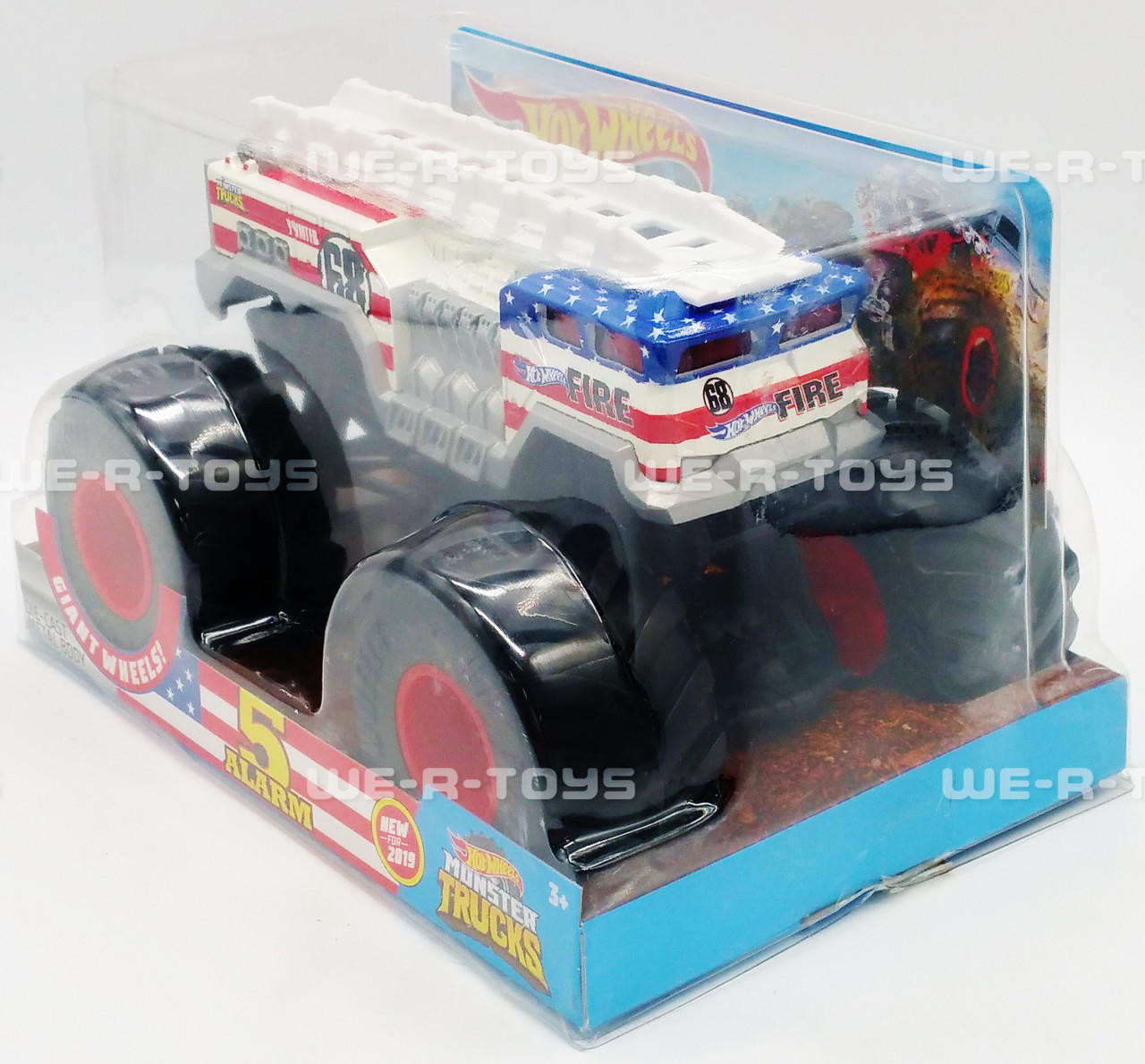 Hot Wheels Giant Wheels 5 Alarm Monster Truck Mattel 2019 No. GBV29 NEW ...