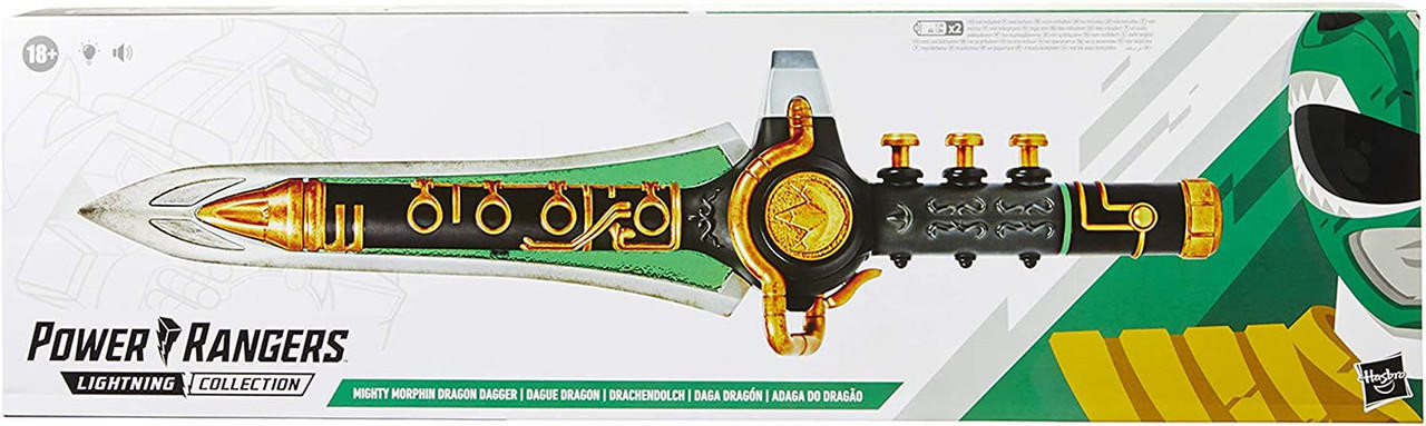 Power Rangers Lightning Collection Mighty Morphin Dragon Dagger Hasbro ...
