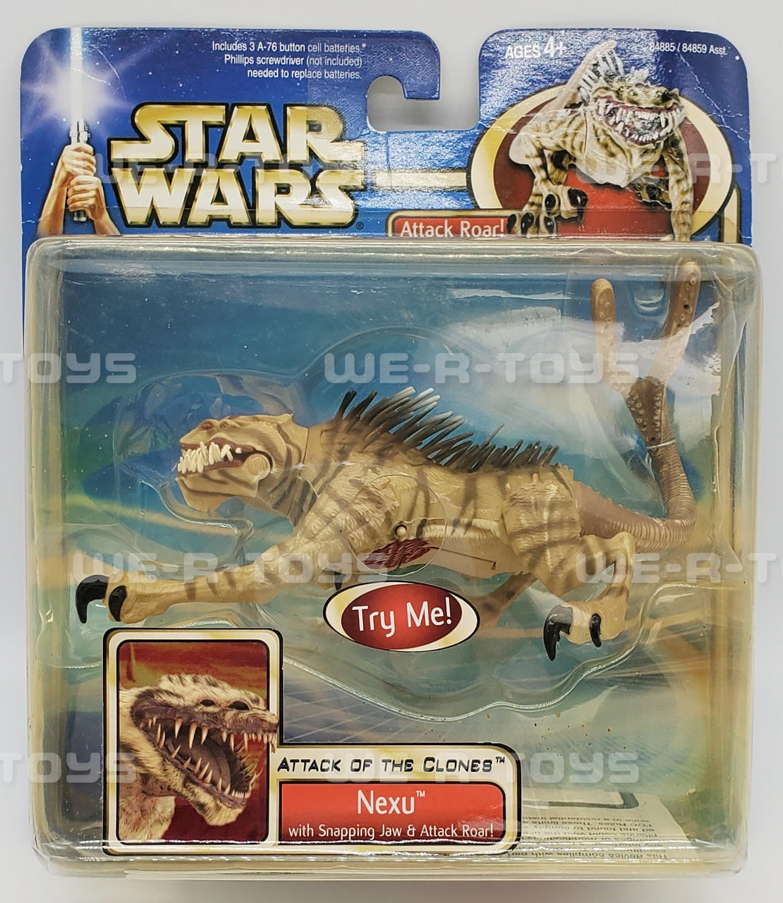 Star Wars Attack of the Clones Nexu Action Figure Hasbro 2002 #84885 ...
