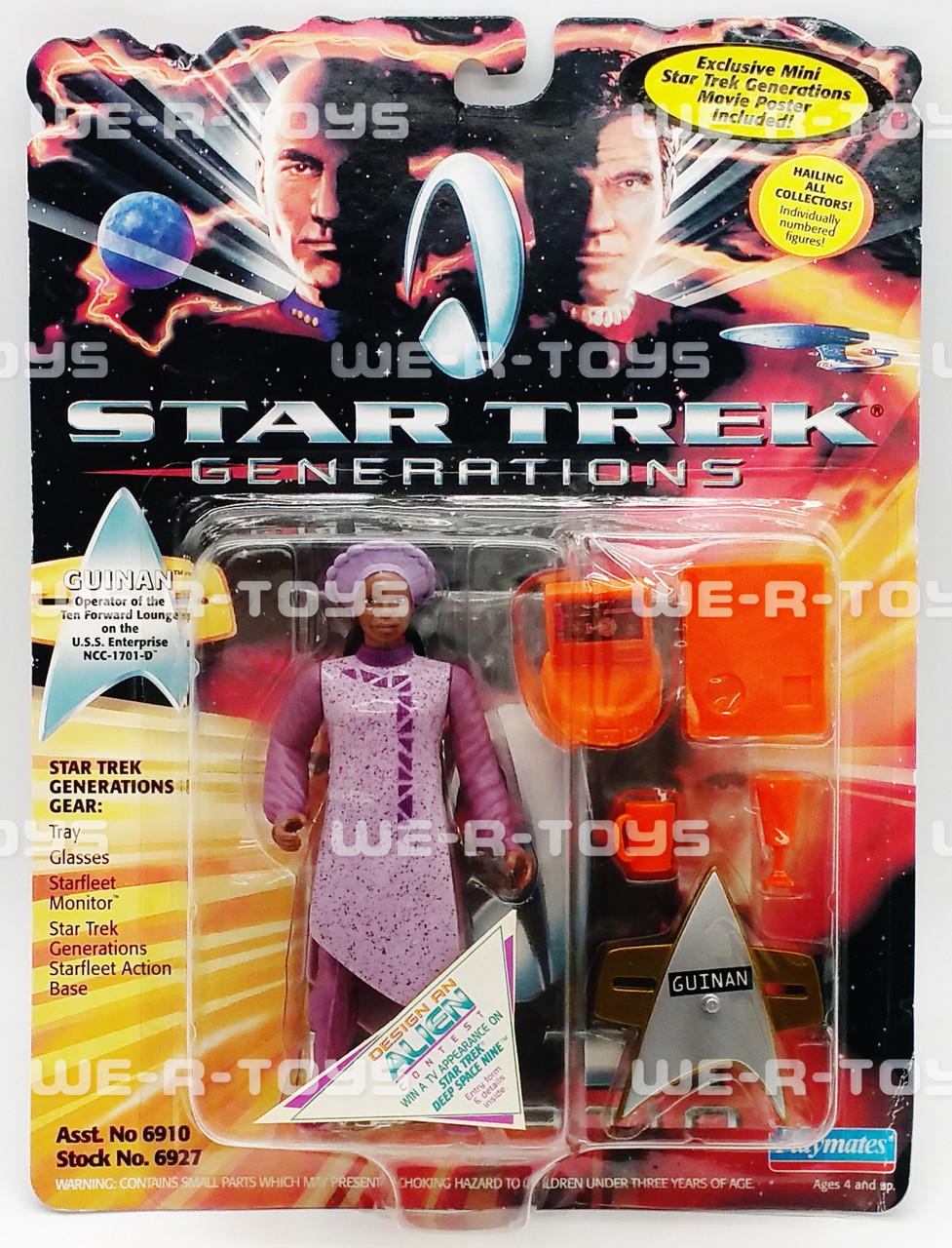 Star Trek Generations Guinan Action Figure Playmates 1994 No. 6927 NRFP ...