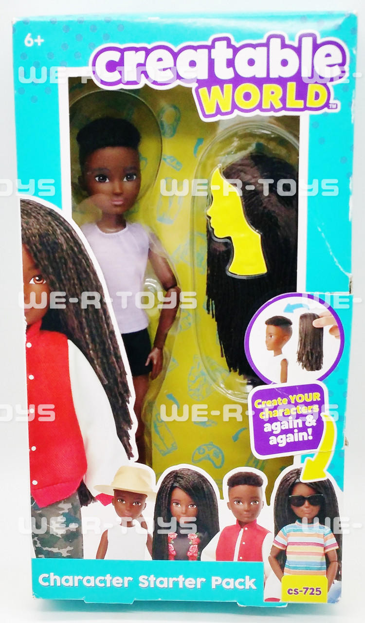 Creatable World Character Starter Pack Doll African American Mattel ...