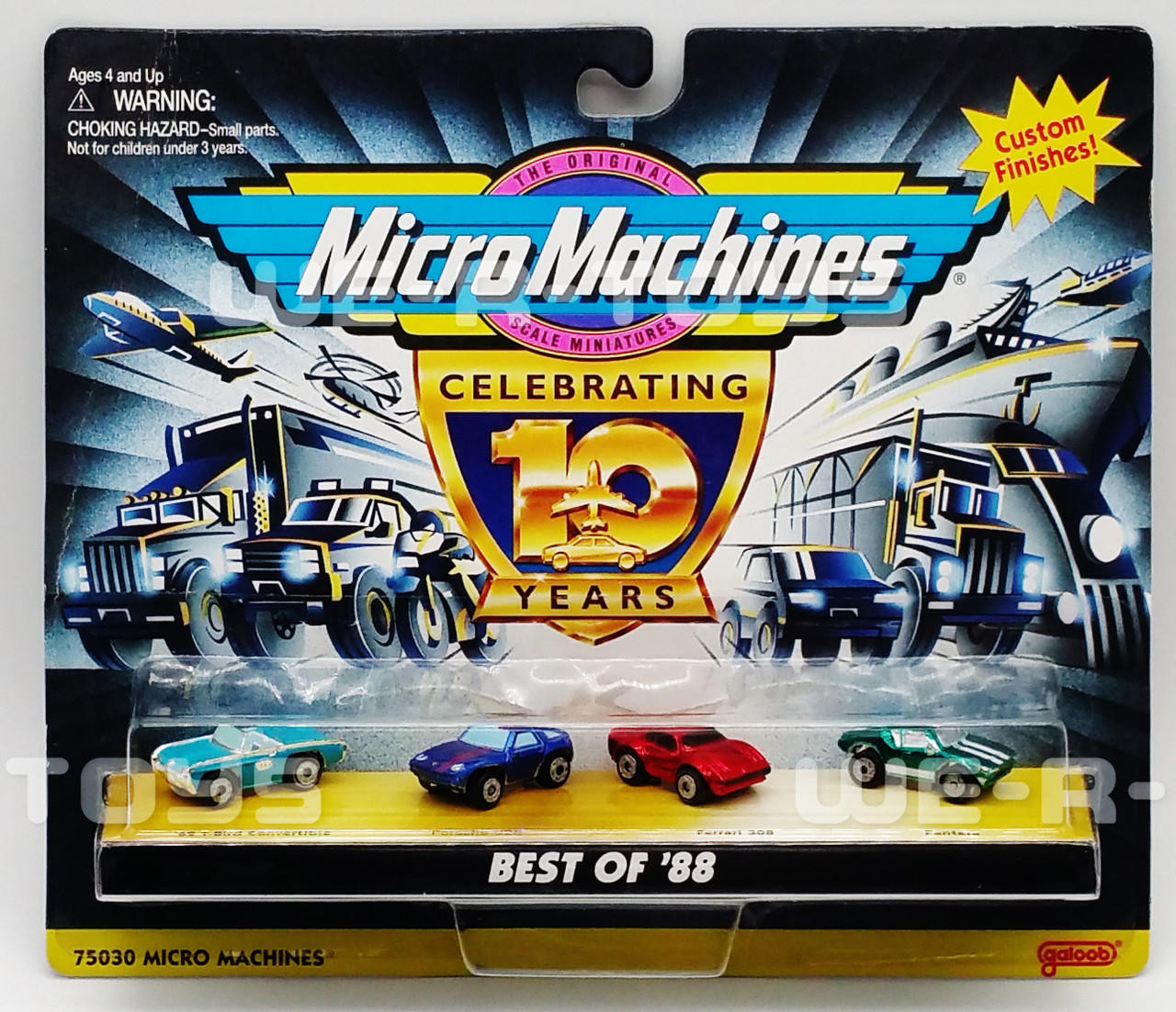 Micro Machines Celebrating 10 Years Best of '88 Vehicles Galoob 1996 ...