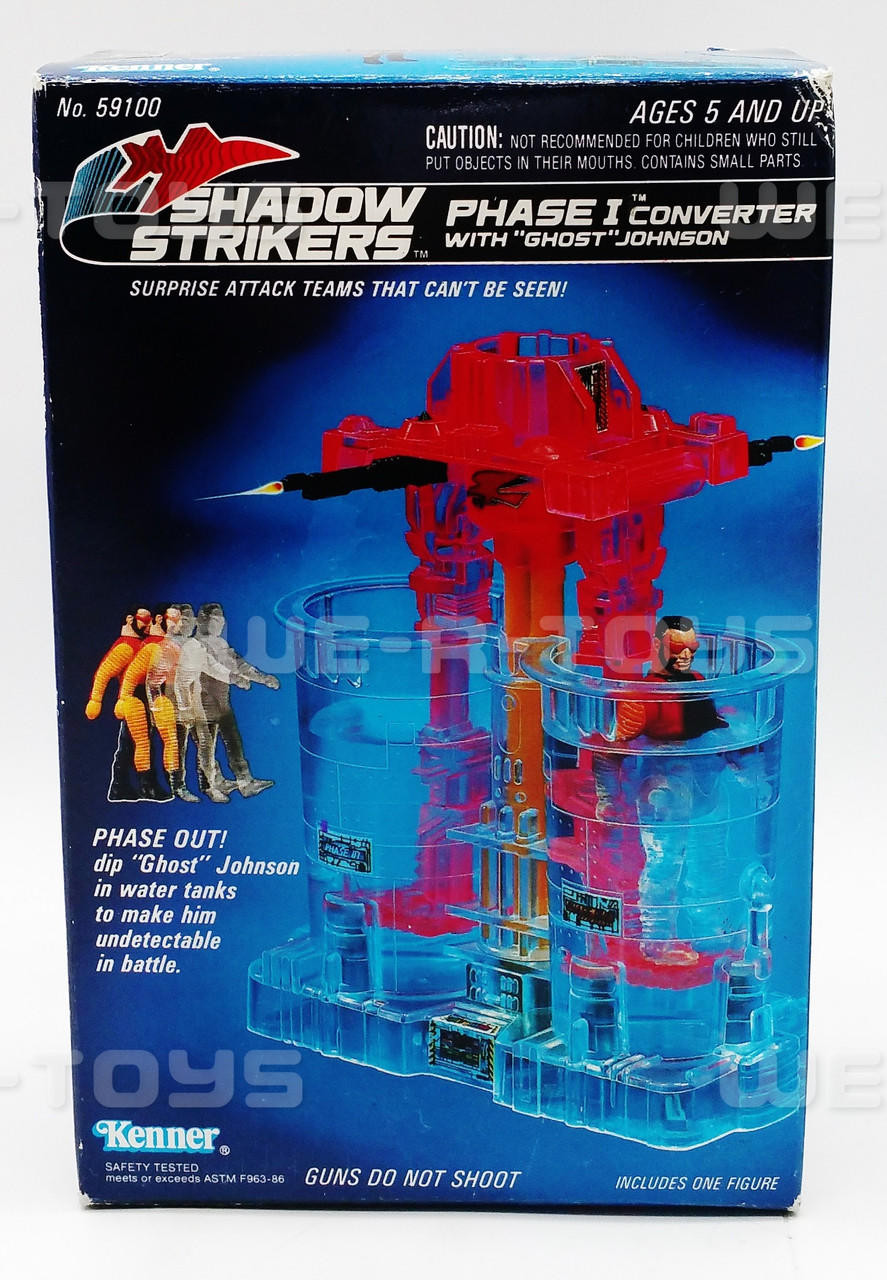 Shadow Strikers Phase I Converter With Ghost Johnson Figure Kenner 1990 ...
