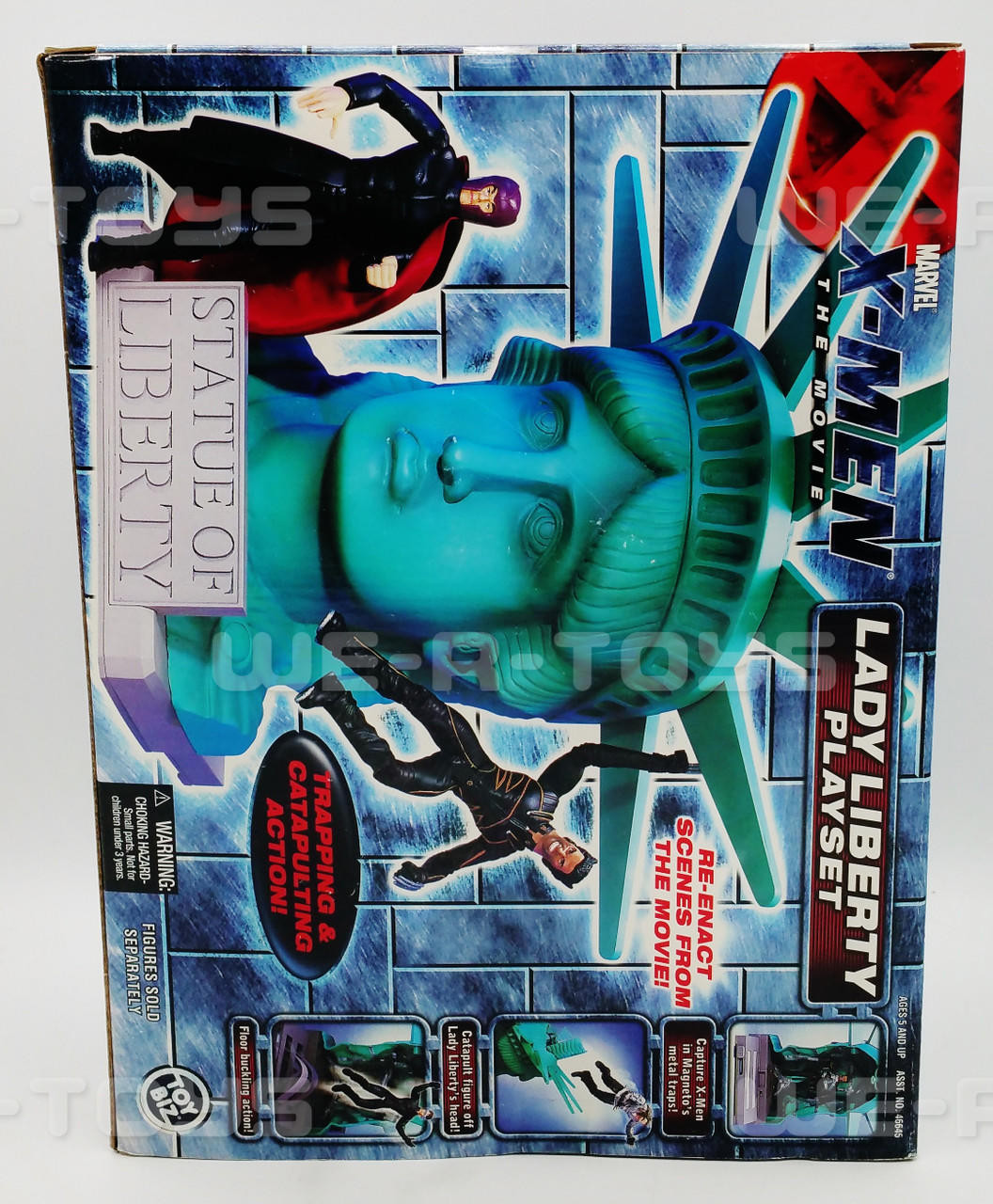 Marvel's X-Men The Movie Lady Liberty Playset Toy Biz 2000 No. 46647 ...