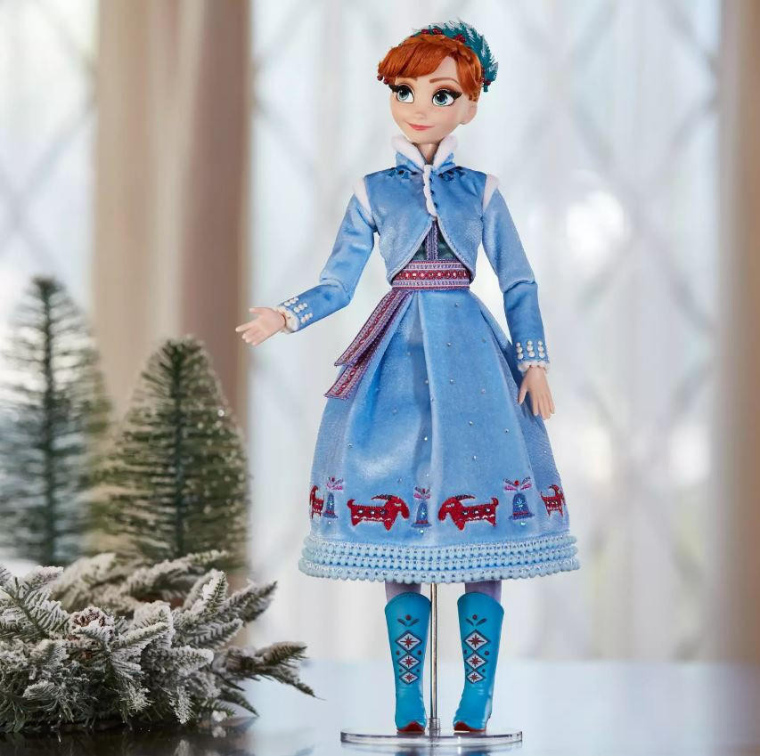 Disney Heirloom Olaf's Frozen Adventure Anna Doll Disney Store 2017 NEW ...