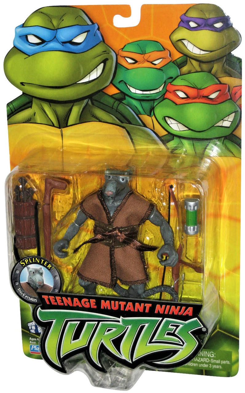 Teenage Mutant Ninja Turtles TMNT Splinter Action Figure 2003 Playmates ...