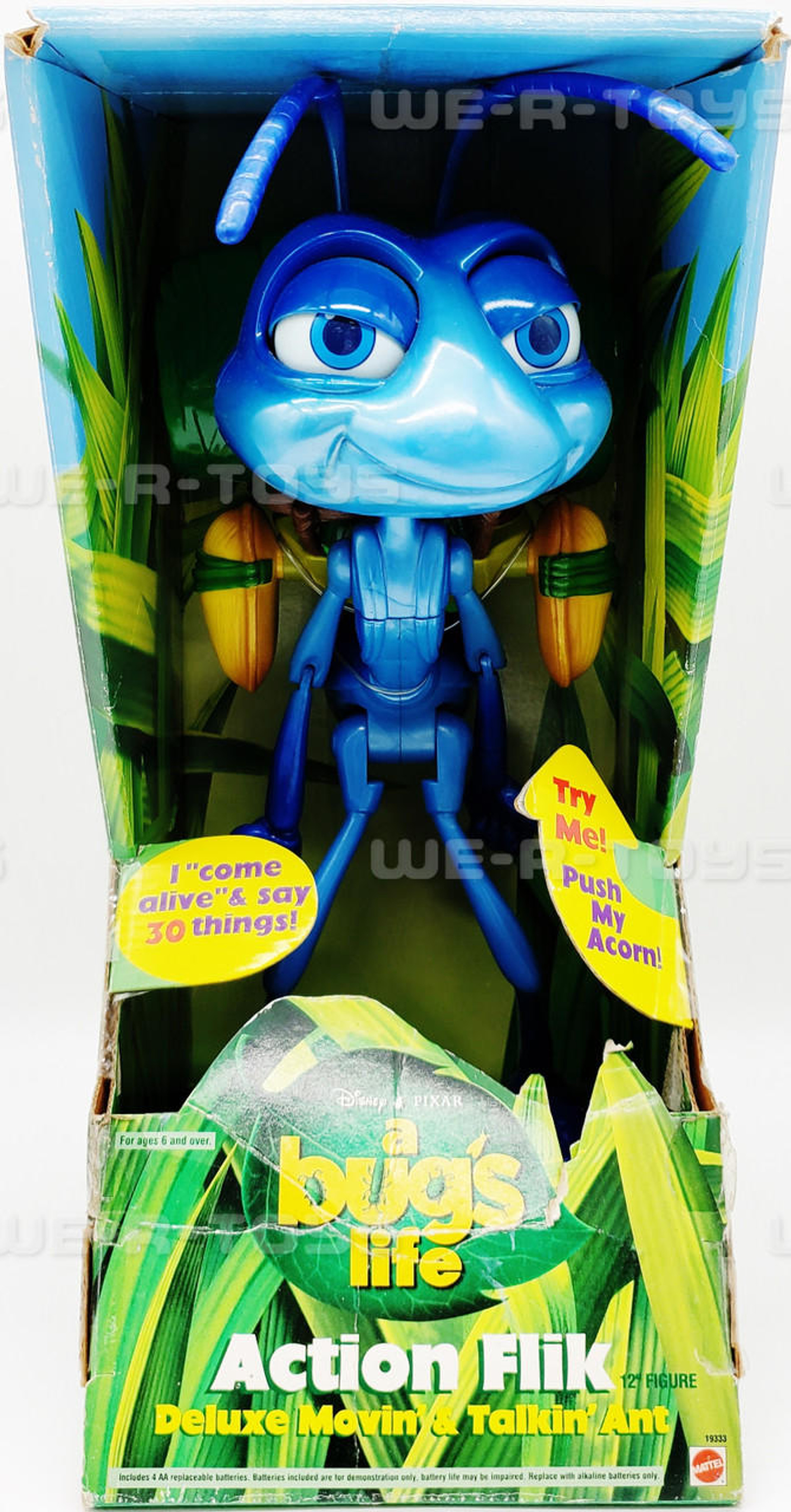 Disney Pixar A Bug's Life Action Flik Deluxe Movin' & Talkin' Ant ...