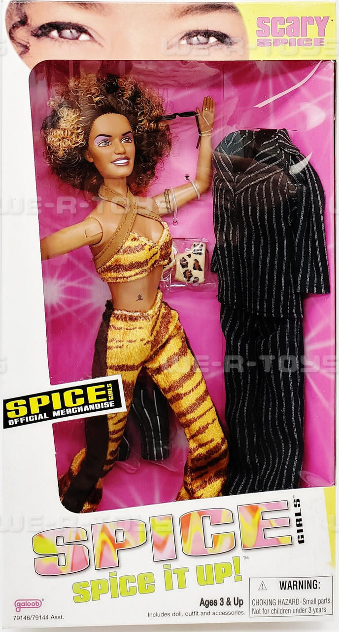 Spice Girls Spice It Up! Scary Spice Doll in Tiger Print Galoob 1999 ...
