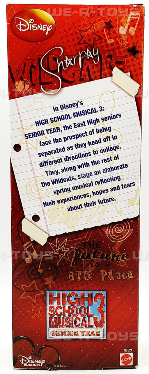 Disney's High School Musical 3 Sharpay Barbie Doll Mattel 2008 No ...