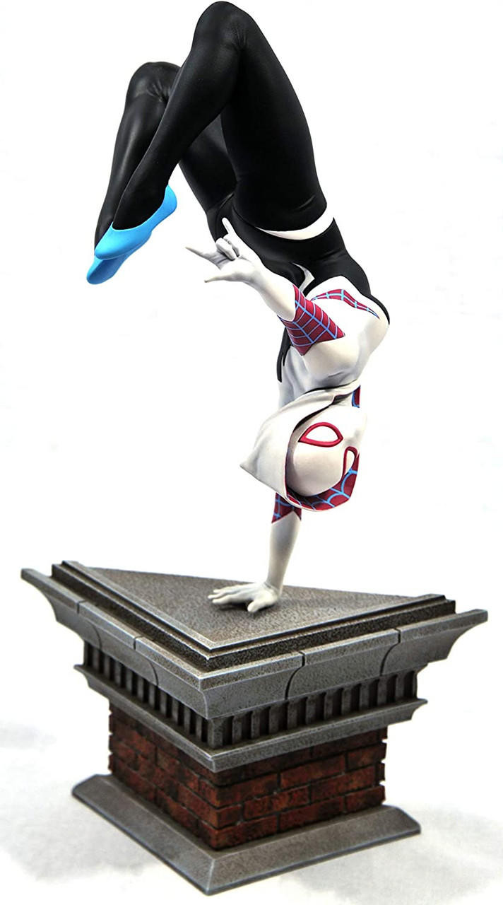 Marvel Gallery Ghost Spider Handstand Version PVC Diorama Figure 11 ...