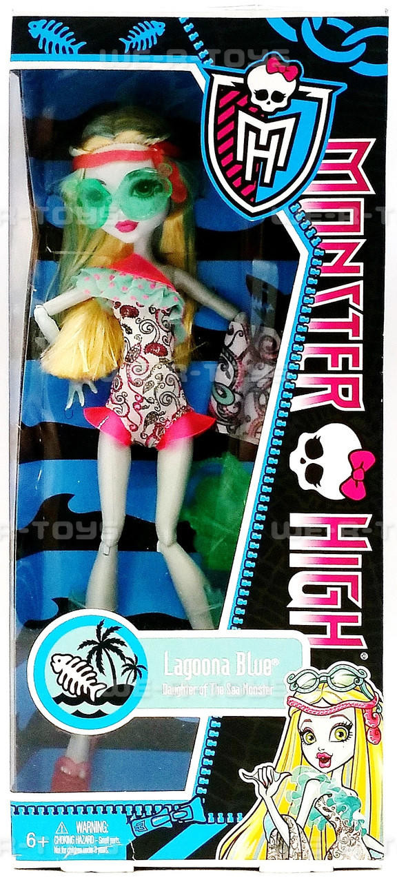 Monster High Swim Class Lagoona Blue Doll 2012 Mattel #Y7305 - We-R-Toys