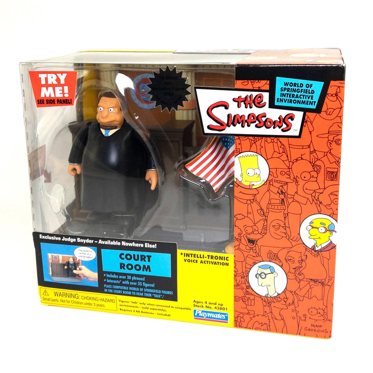The Simpsons World of Springfield Environment Court Room with Judge ...