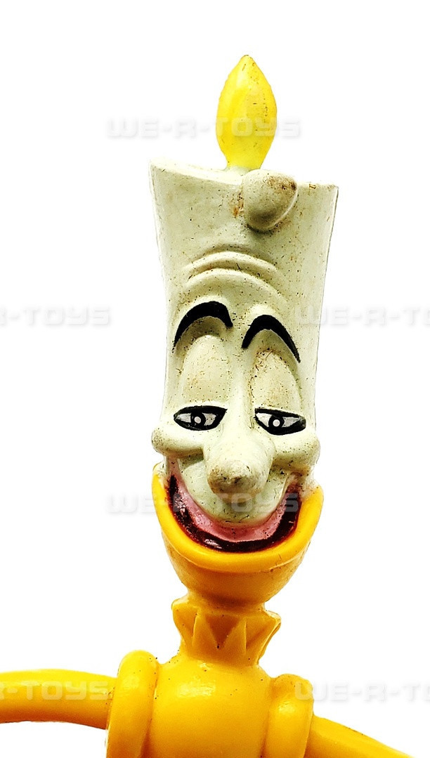 Disney's Beauty and the Beast Bend-Ems Lumiere 5" Figure USED - We-R-Toys