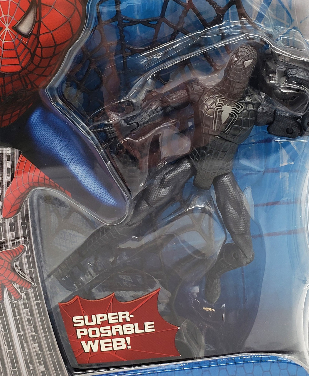 Marvel Spider-Man 3 Super-Posable Web Symbiote Spider-Man Action Figure ...