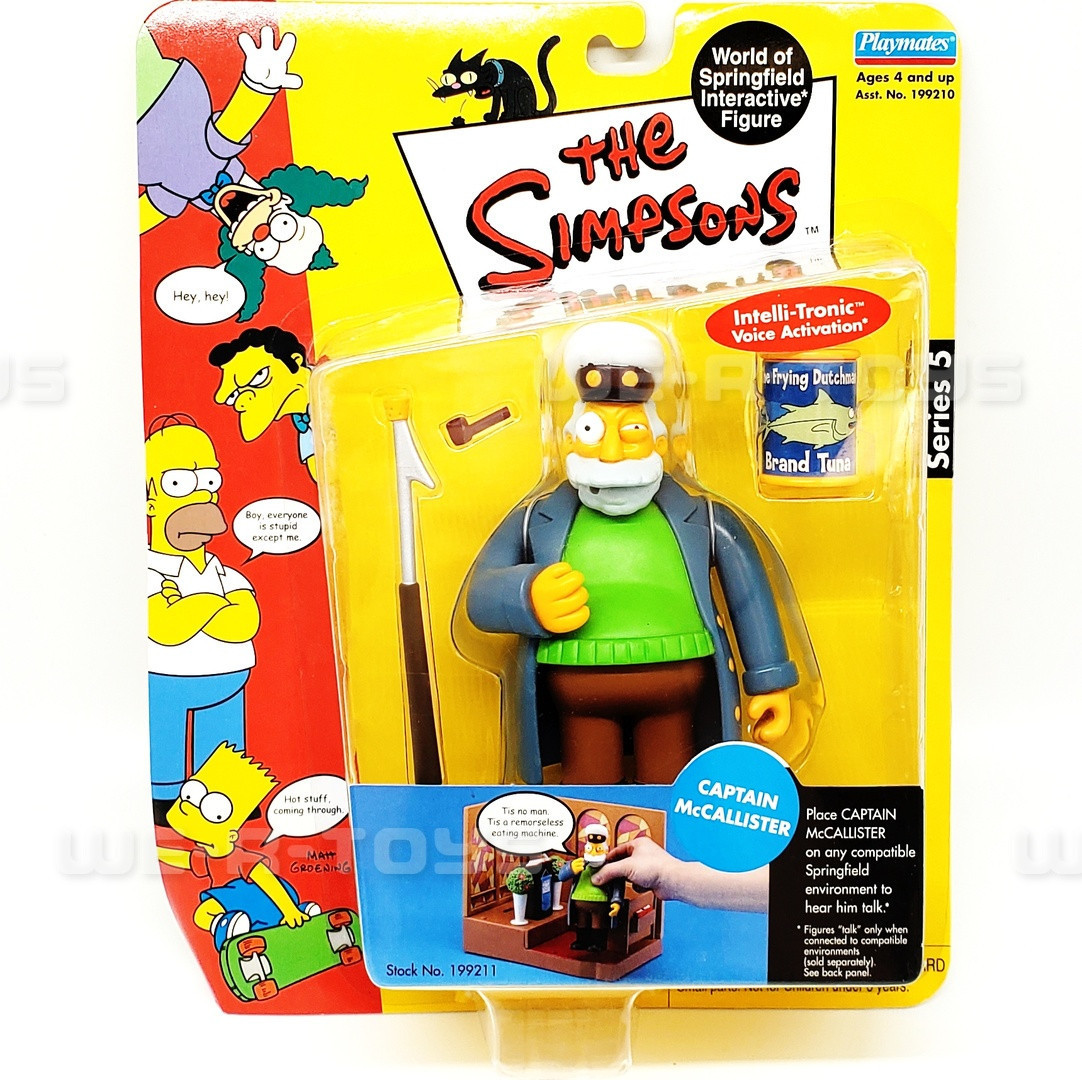 The Simpsons World of Springfield Interactive Figure Captain ...