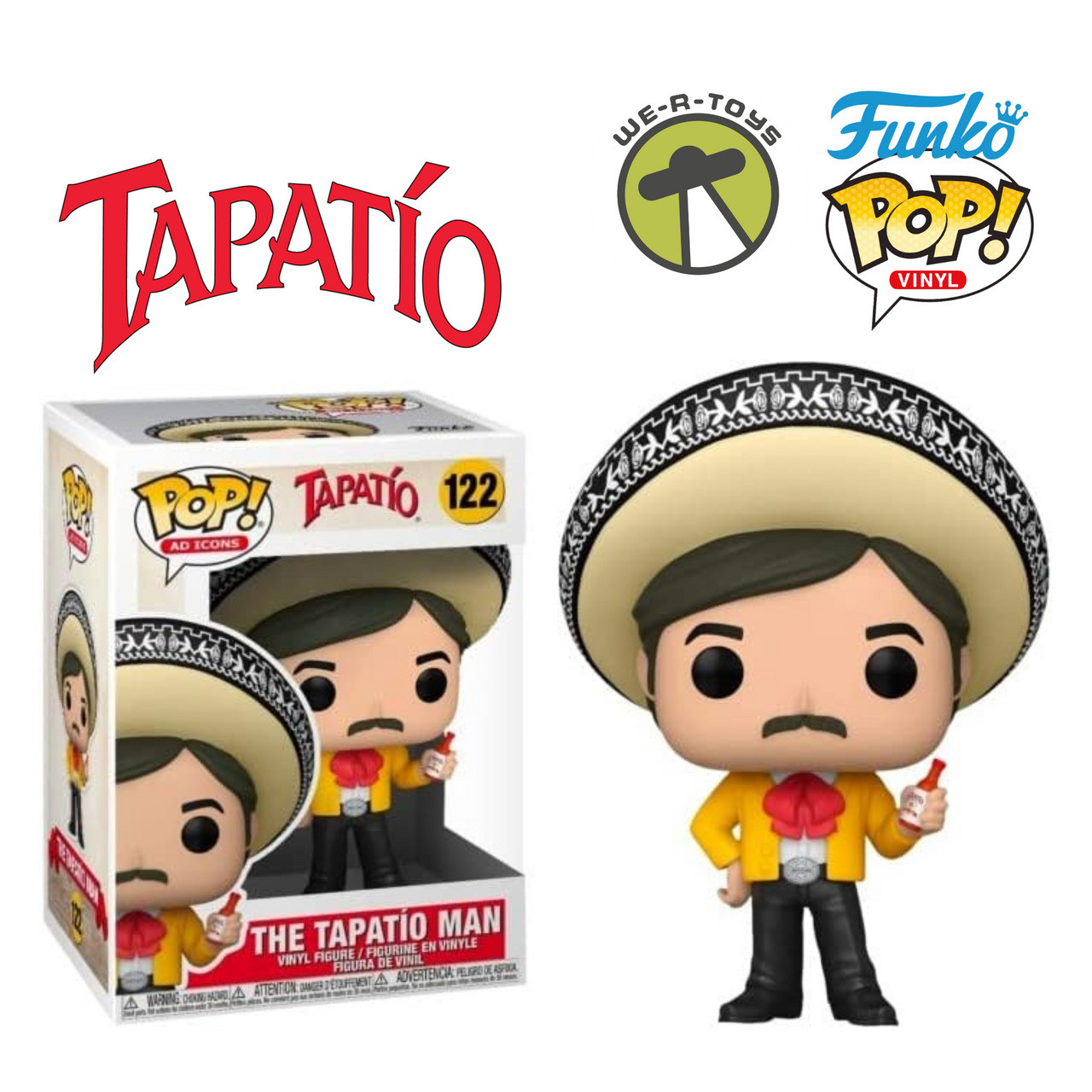 Funko Pop! Ad Icons 122 The Tapatio Man Vinyl Figure 2021 - We-R-Toys