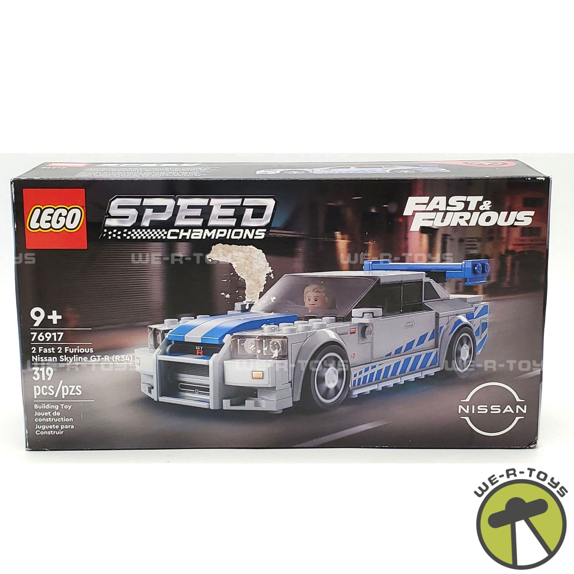 LEGO Speed Champions 2 Fast 2 Furious Nissan Skyline GT-R R34 Building ...