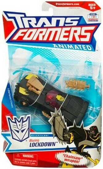 Transformers Animated Blazing Lockdown Deluxe Class Action Figure - We ...