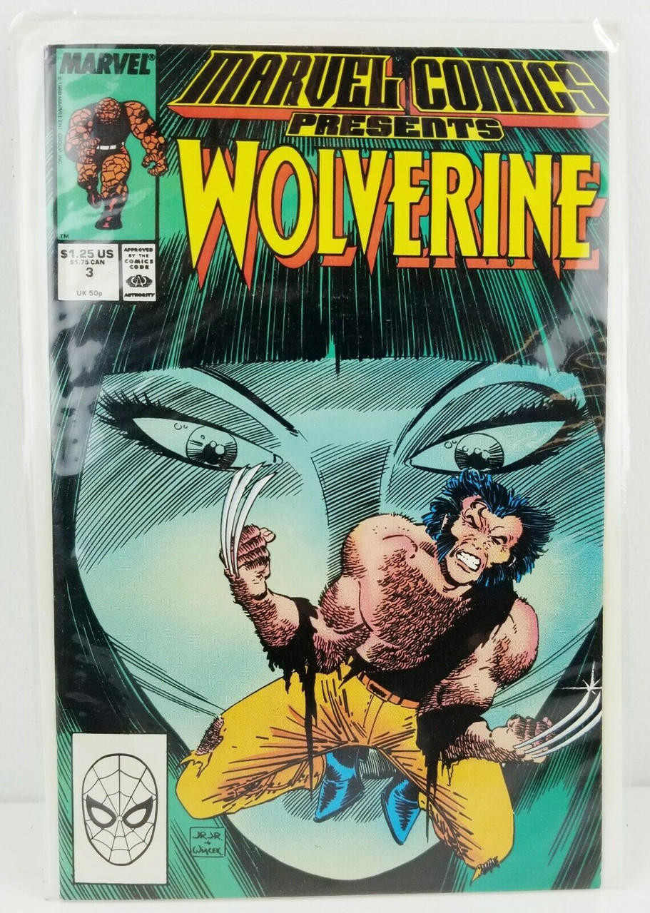 Marvel Comics Presents Wolverine Comic Book #3 Sept 1988 - We-R-Toys
