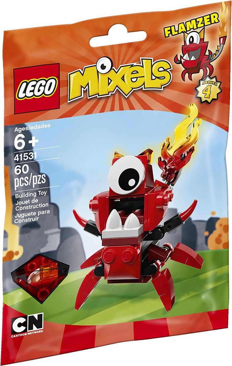 LEGO Mixels 41531 Flamzer Building Kit 60 Pcs - We-R-Toys