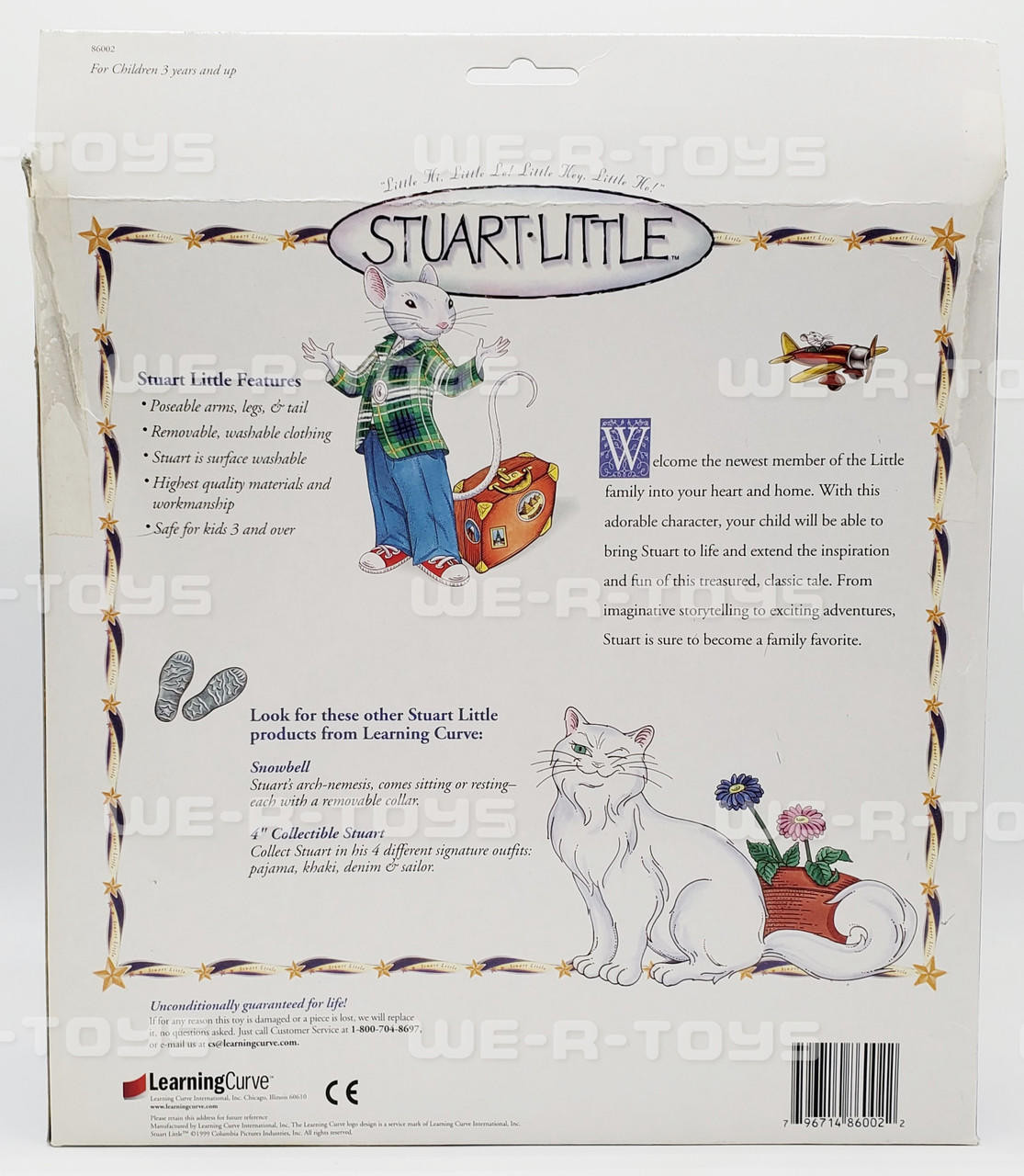 Stuart Little Poseable Stuart Little Travel Set w/ Suitcase & Pajamas ...