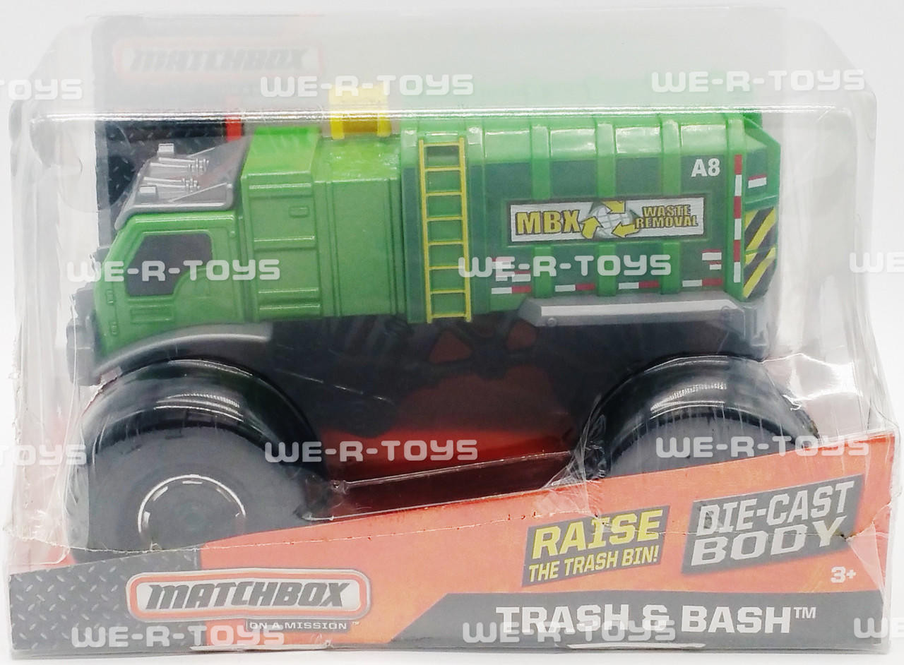 Matchbox On A Mission Trash & Bash Vehicle Die-Cast 2013 Mattel BGY74 ...