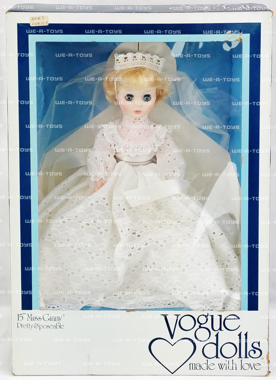 Ginny Dolls Vintage Miss Ginny Bride Doll 15" Lesney Dolls 1977 NRFB ...