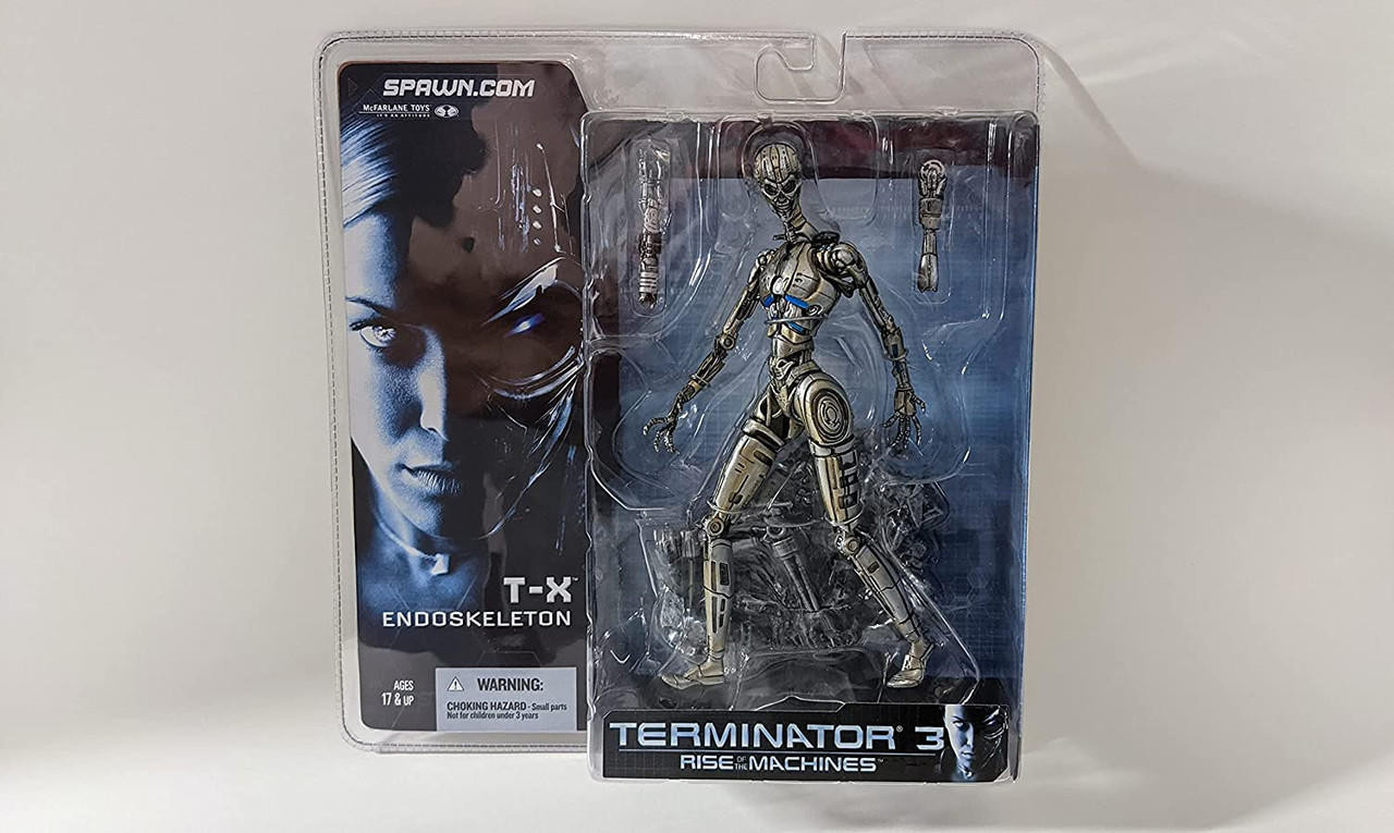 Terminator 3 T-X Endoskeleton Action Figure 2003 McFarlane Toys - We-R-Toys