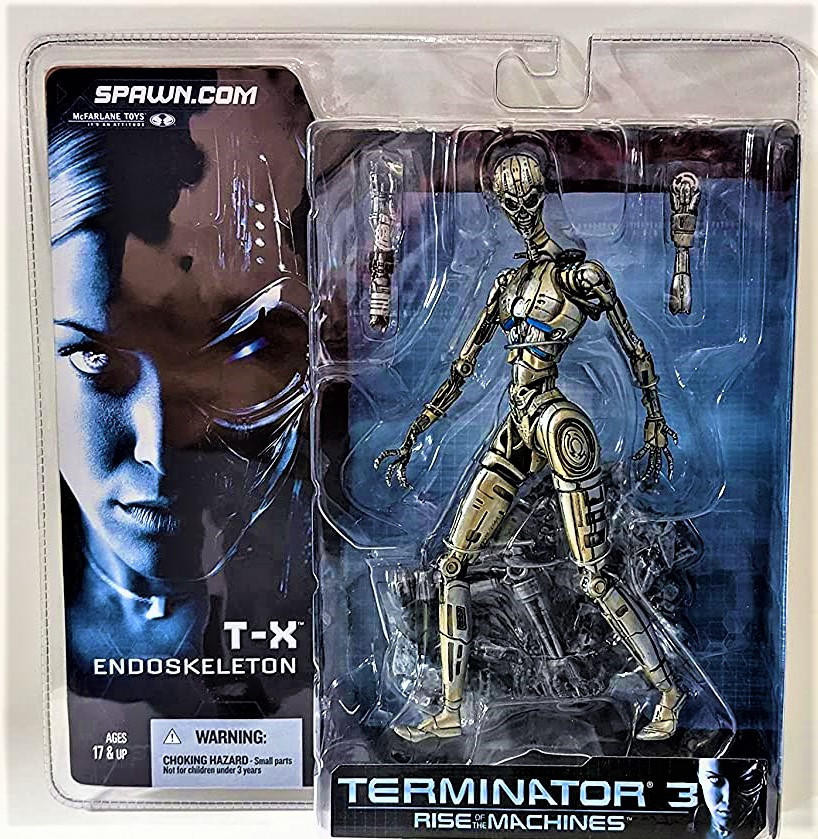 Terminator 3 T-X Endoskeleton Action Figure 2003 McFarlane Toys - We-R-Toys