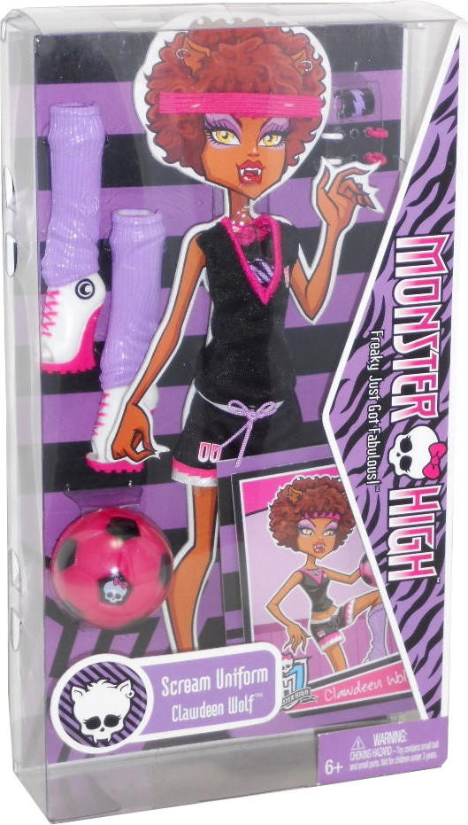 Monster High Scream Uniforms Clawdeen Wolf Fashion Accessory Pack ...