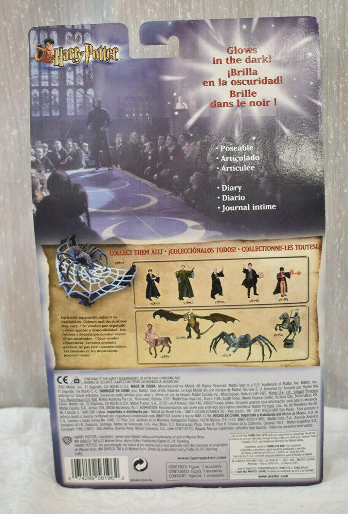 Harry Potter and the Chamber of Secrets Tom Riddle Action Figure Mattel ...