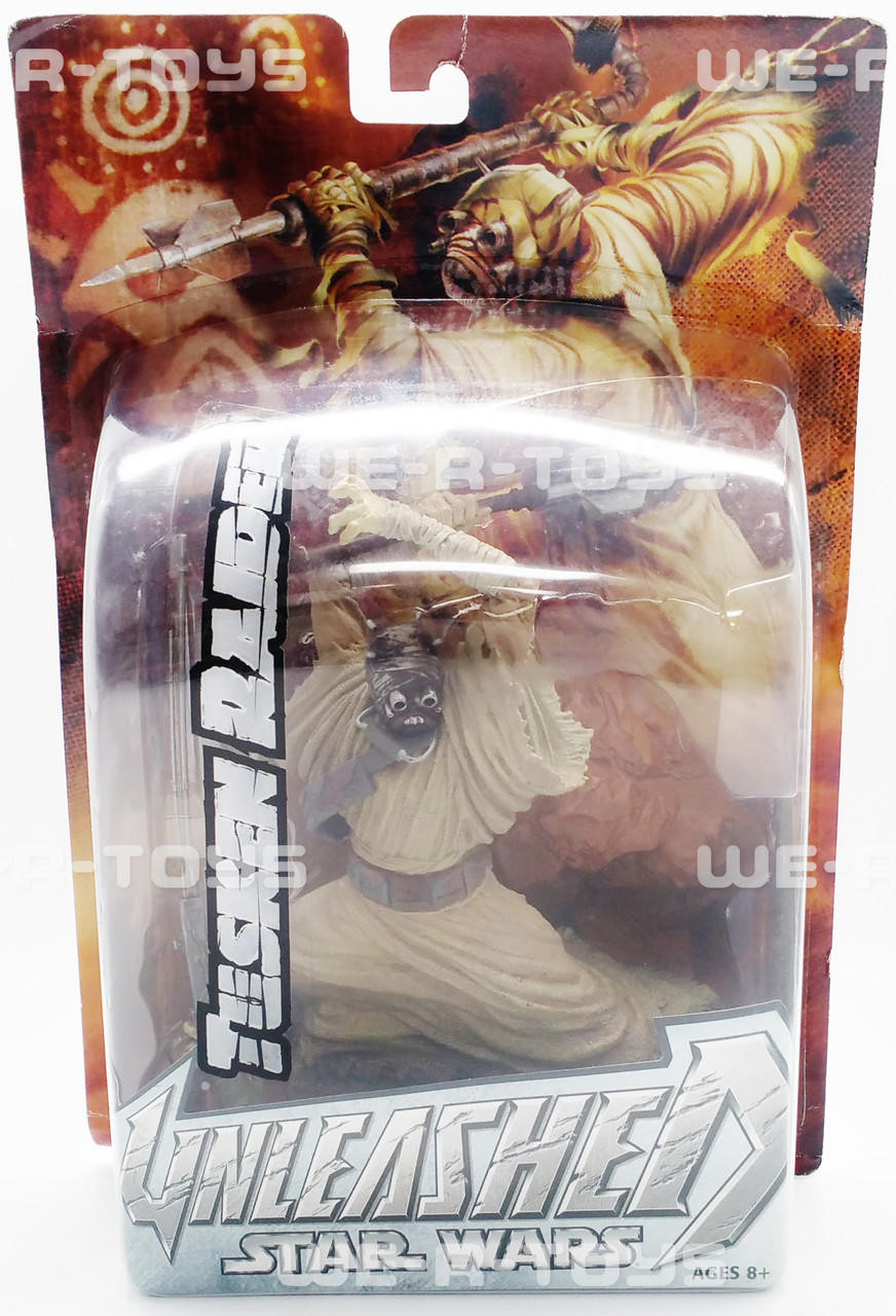 Star Wars Unleashed Tusken Raider Action Figure Hasbro 2004 #84787 NRFP ...