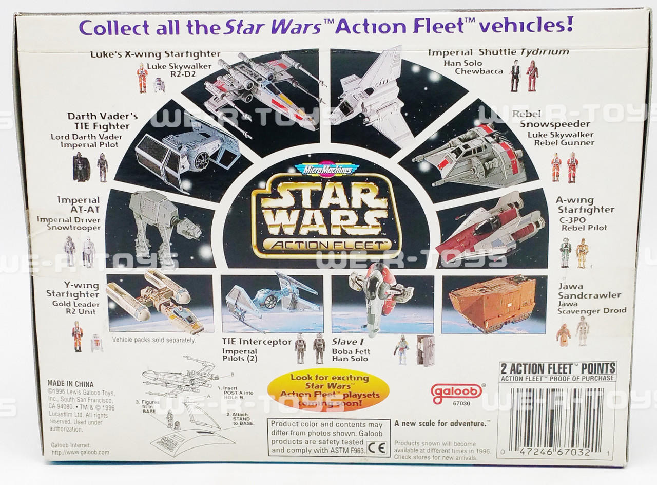 Star Wars Micro Machines Action Fleet Darth Vader Tie Fighter Galoob ...