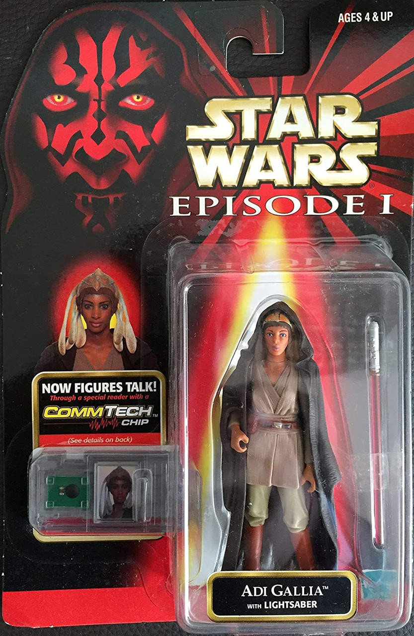 Star Wars Episode I The Phantom Menace Adi Gallia CommTech Action ...