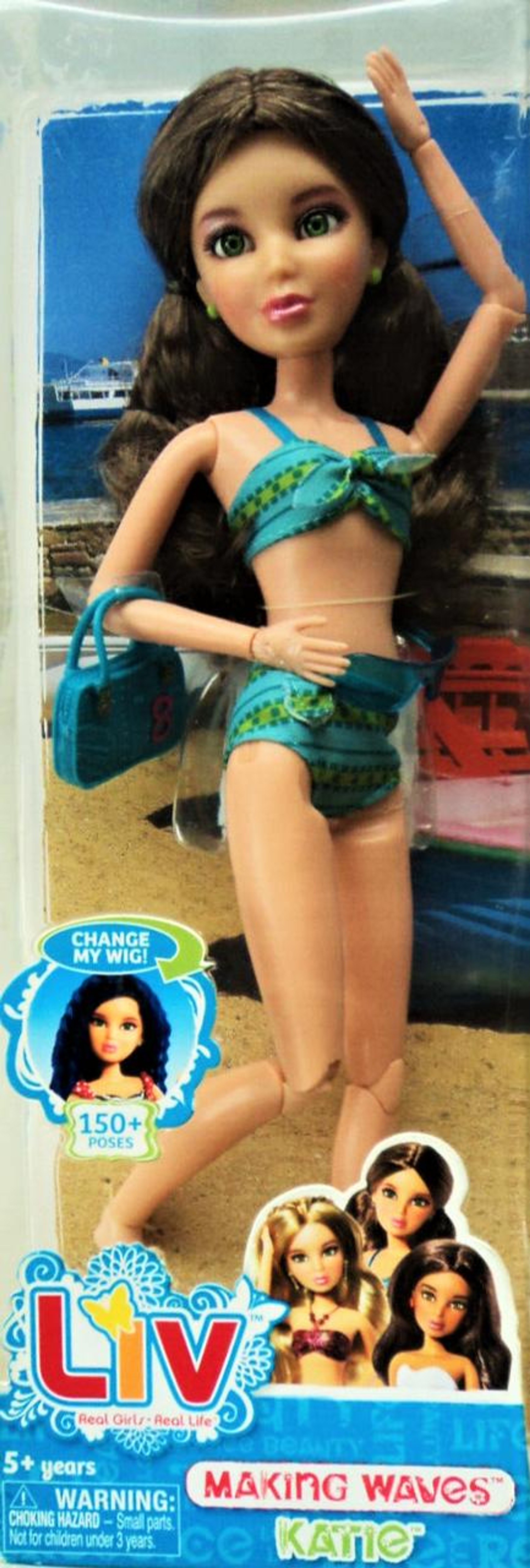 Liv Real Girls Real Life Making Waves Katie Doll 2010 Spin Master - We-R-Toys