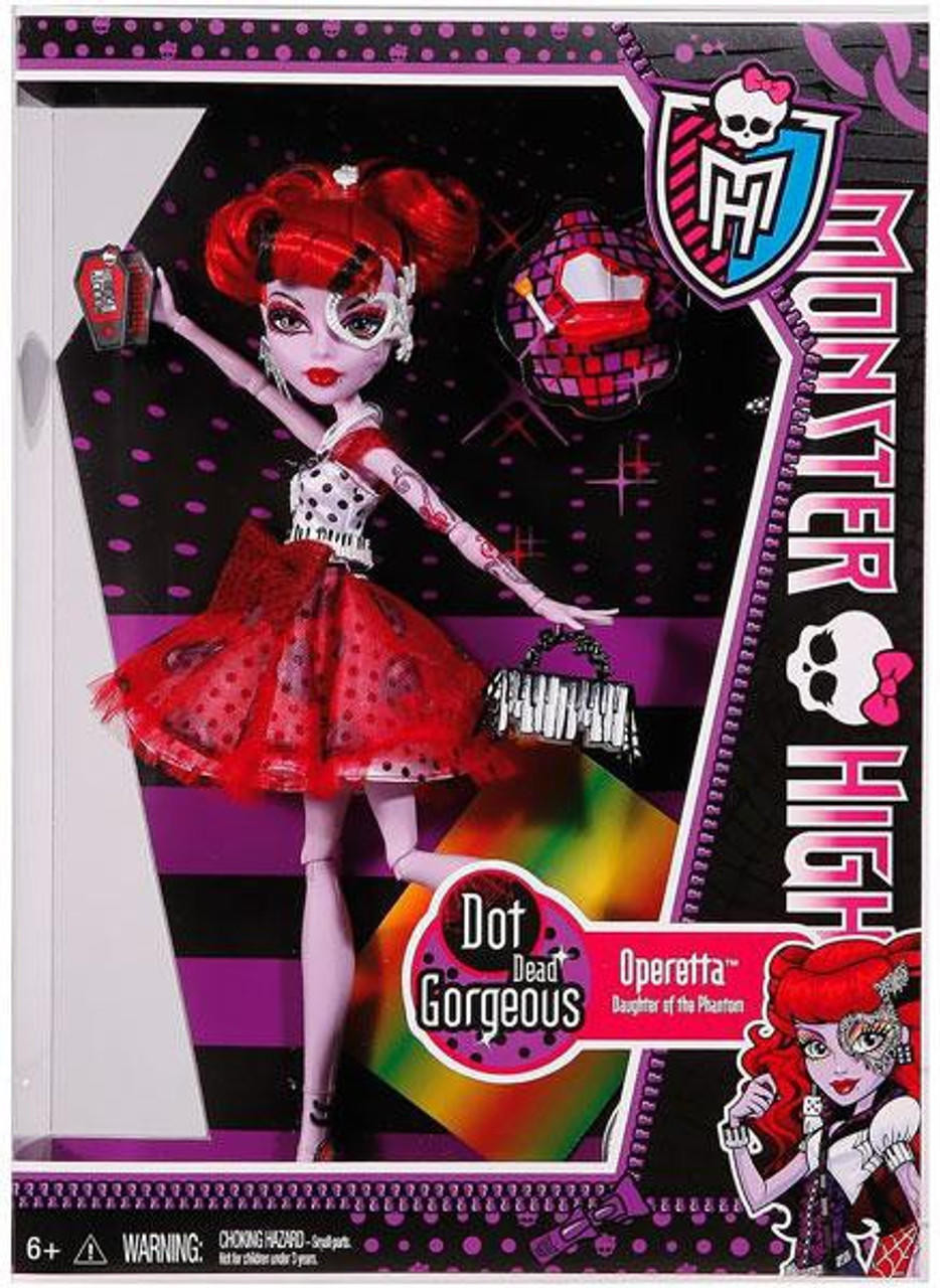 Monster High Dot Dead Gorgeous Operetta Doll 2011 Mattel X4529 - We-R-Toys