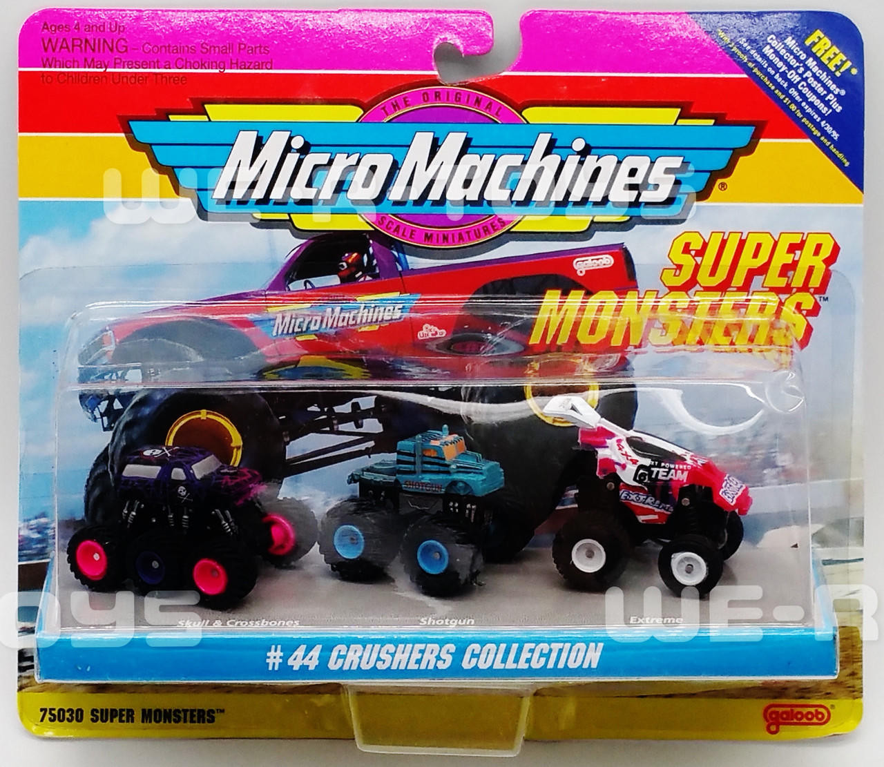 Micro Machines Super Monsters #44 Crushers Collection Galoob 1993 NEW ...