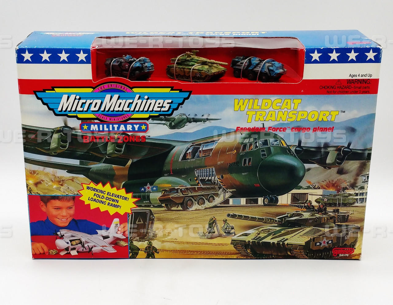 Micro Machines Military Battle Zones Wildcat Transport Set Galoob 1995 ...