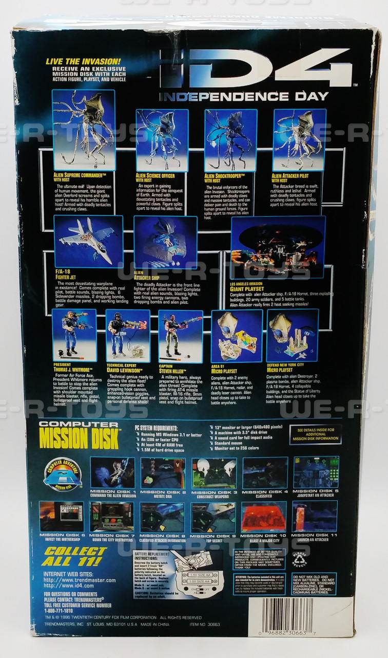 Independence Day 4 Alien Supreme Commander Electronic Action Figure ...