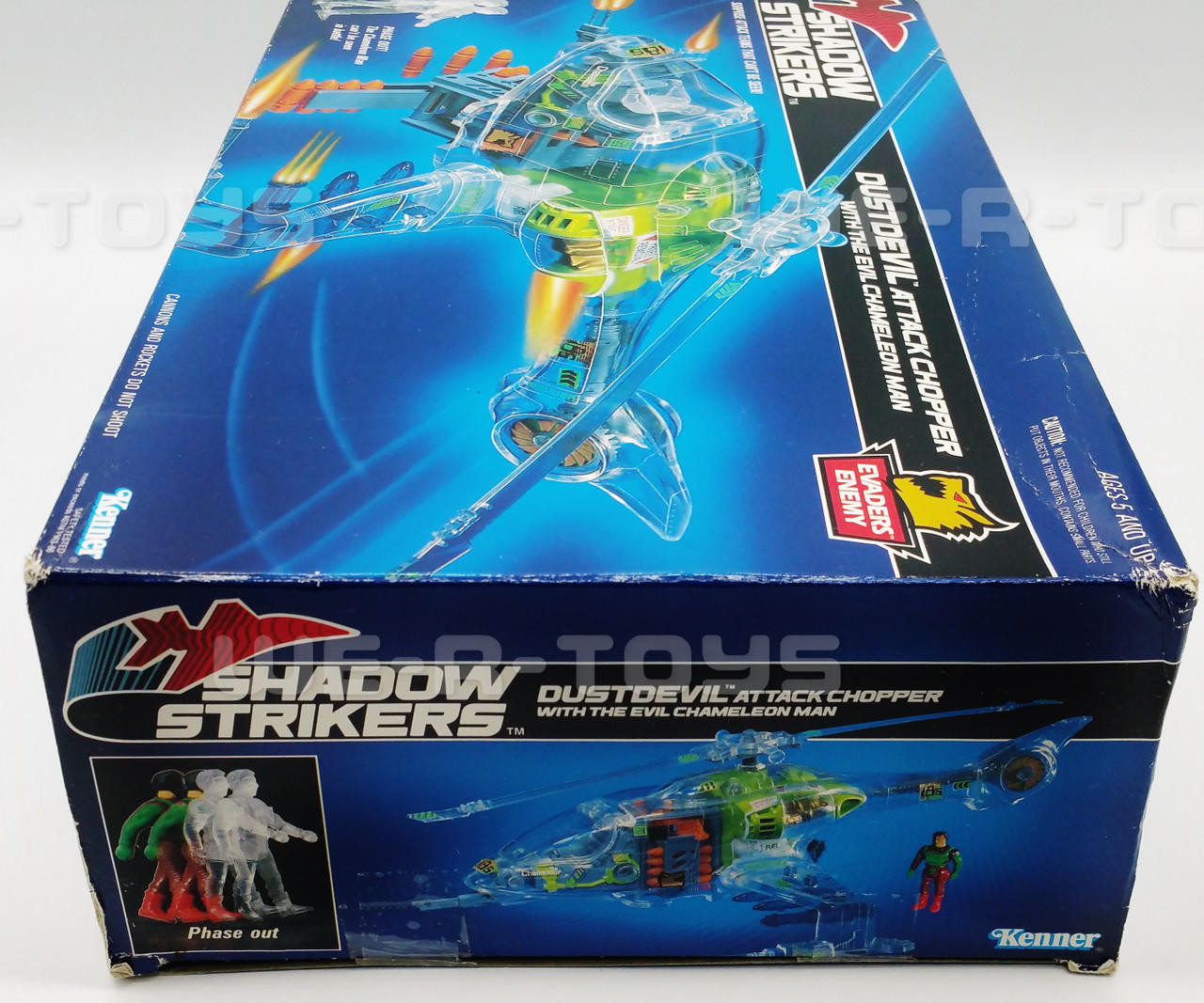 Shadow Strikers Dustdevil Attack Chopper W/ Chameleon Man Figure Kenner ...