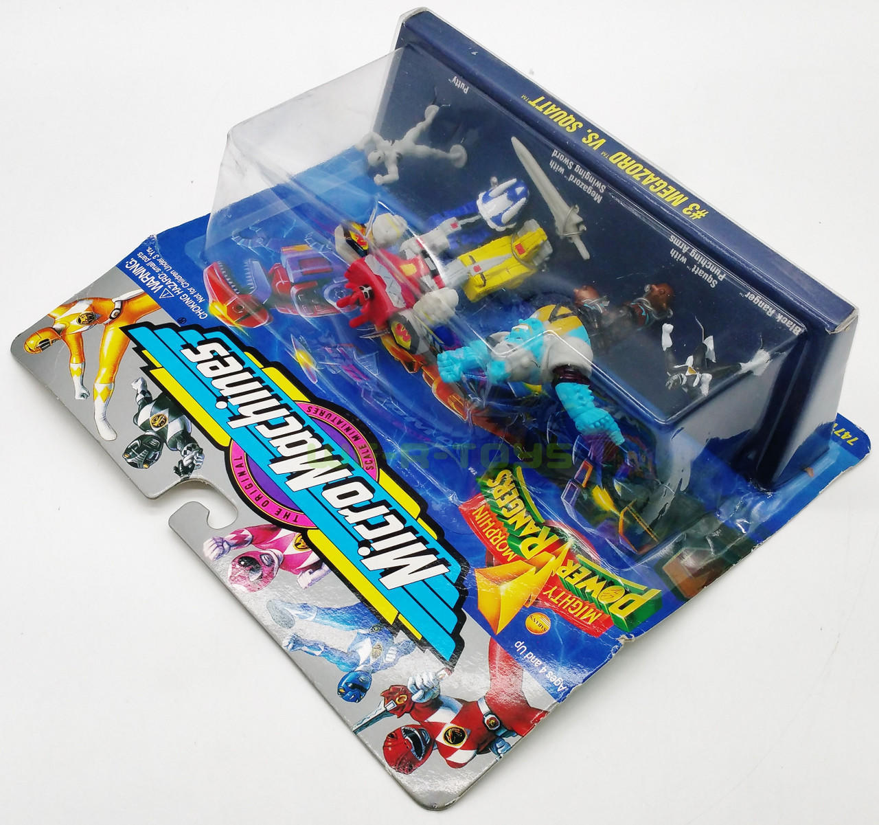 Micro Machines Mighty Morphin Power Rangers #3 Megazord Vs. Squatt 1994 ...