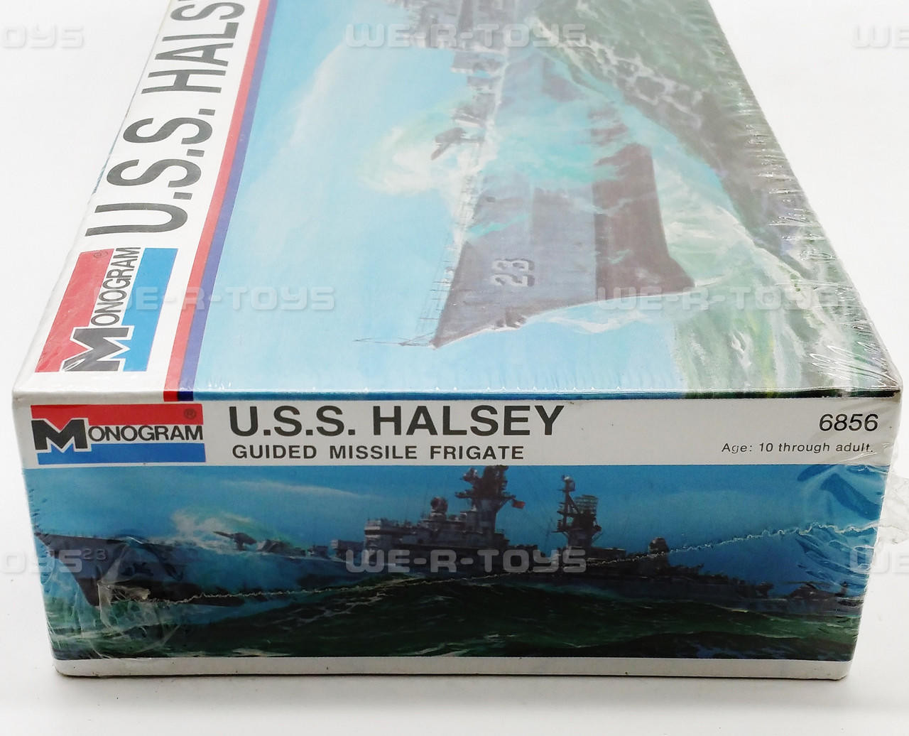 Monogram U.S.S. Halsey Guided Missile Frigate Model Kit Vintage 1976 ...