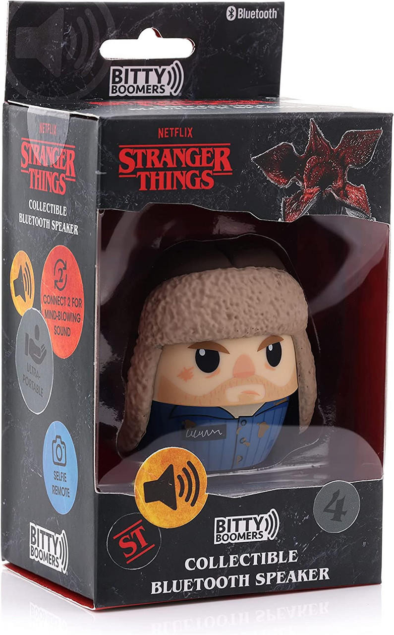 Bitty Boomers Netflix Stranger Things Hopper Mini Bluetooth Speaker - We-R-Toys