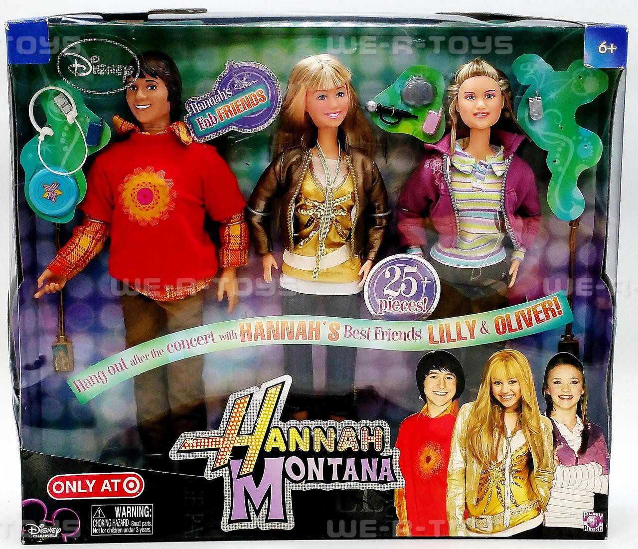Play Along Hannah Montana Oliver and Lily Exclusive Doll Set 2007 ...