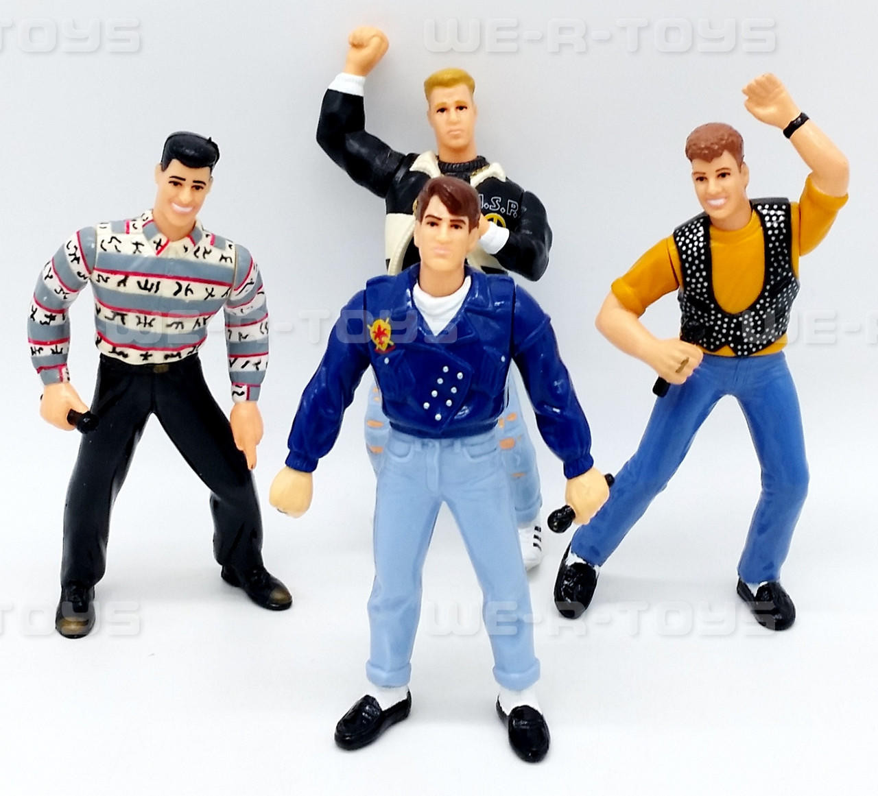 New Kids on the Block NKOTB 5" Action Figure Lot of 4 1990 Hasbro USED ...