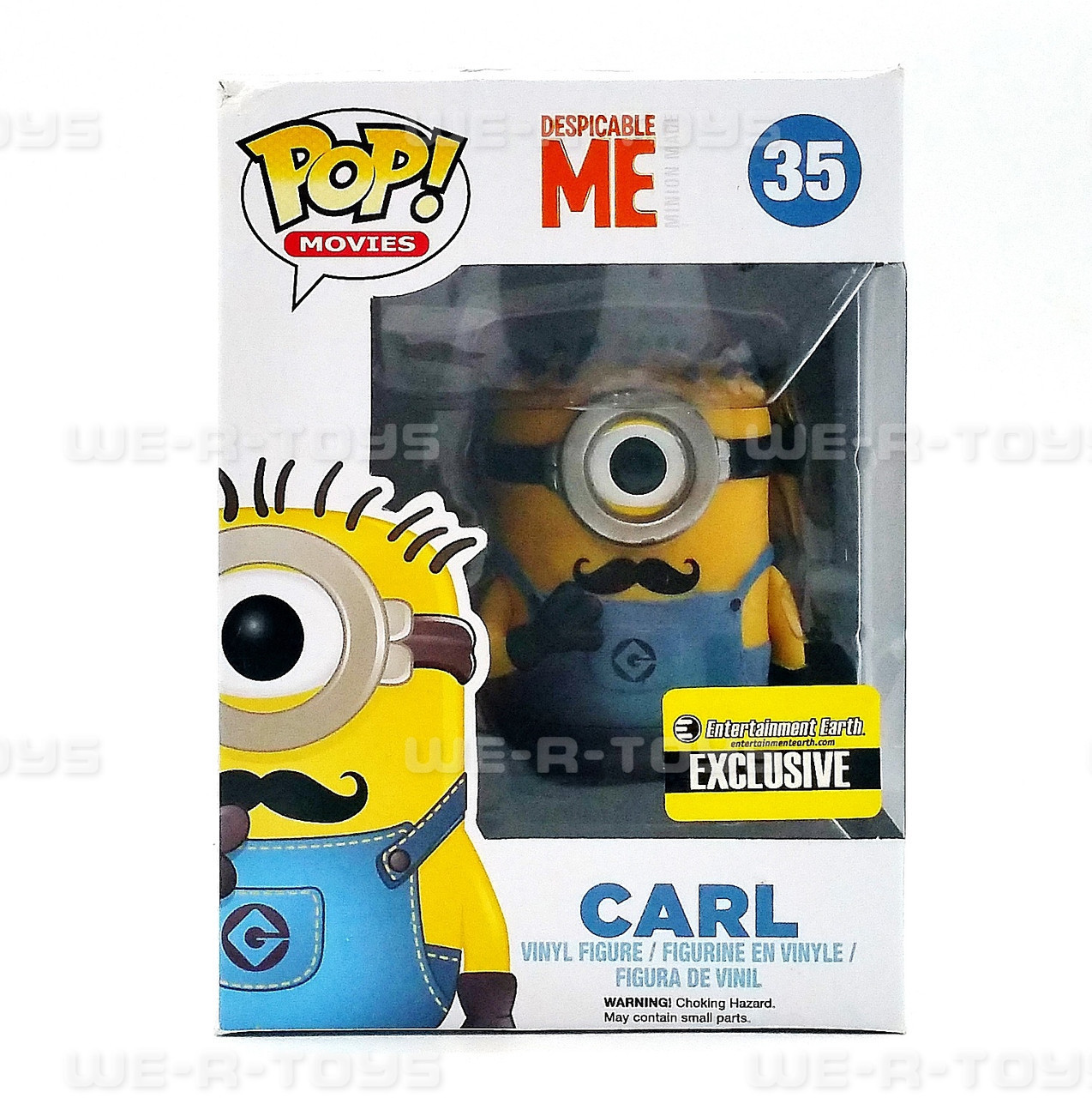 Funko POP Movies Despicable Me 2 #35 Carl Vinyl Figure With Mustache ...