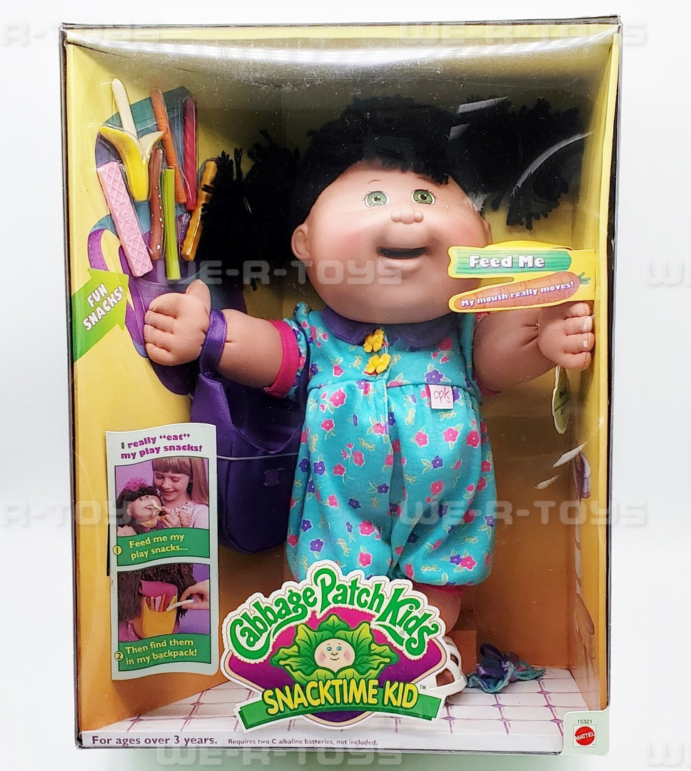 Cabbage Patch Kids Snacktime Kid Oapl Eve Doll African American ...