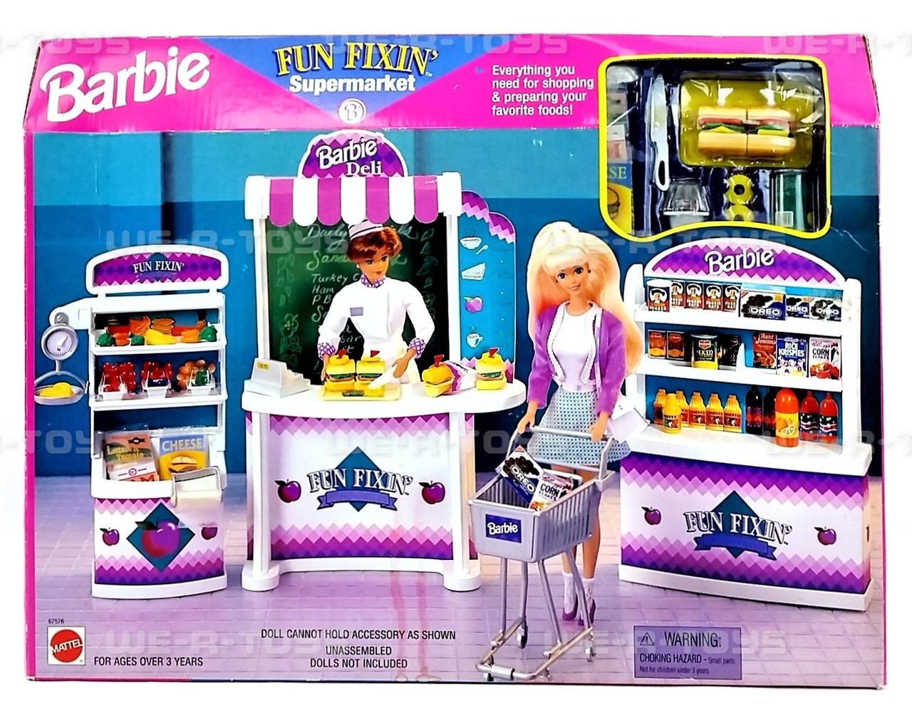Barbie Fun Fixin' Supermarket Playset 1997 Mattel #67576 NRFB - We-R-Toys