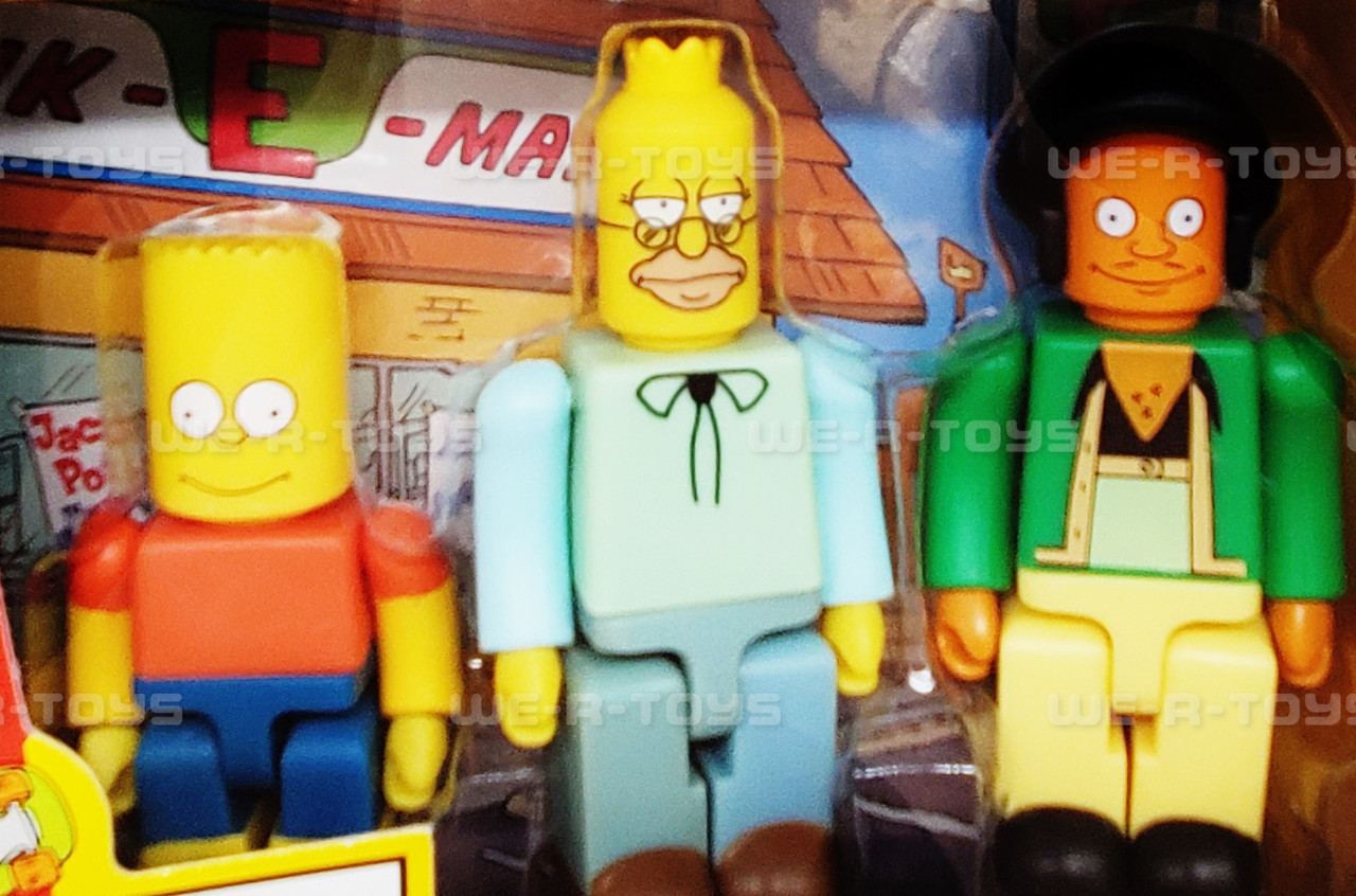 The Simpsons Blocko Figure Set Bart, Grandpa and Apu Figures #142002 ...